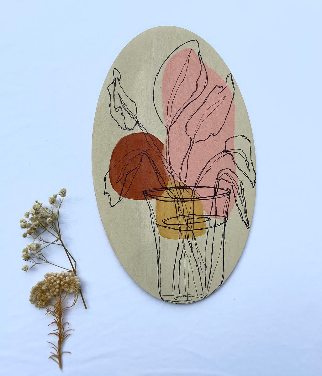 Line work plant – Paintingonthebrightside